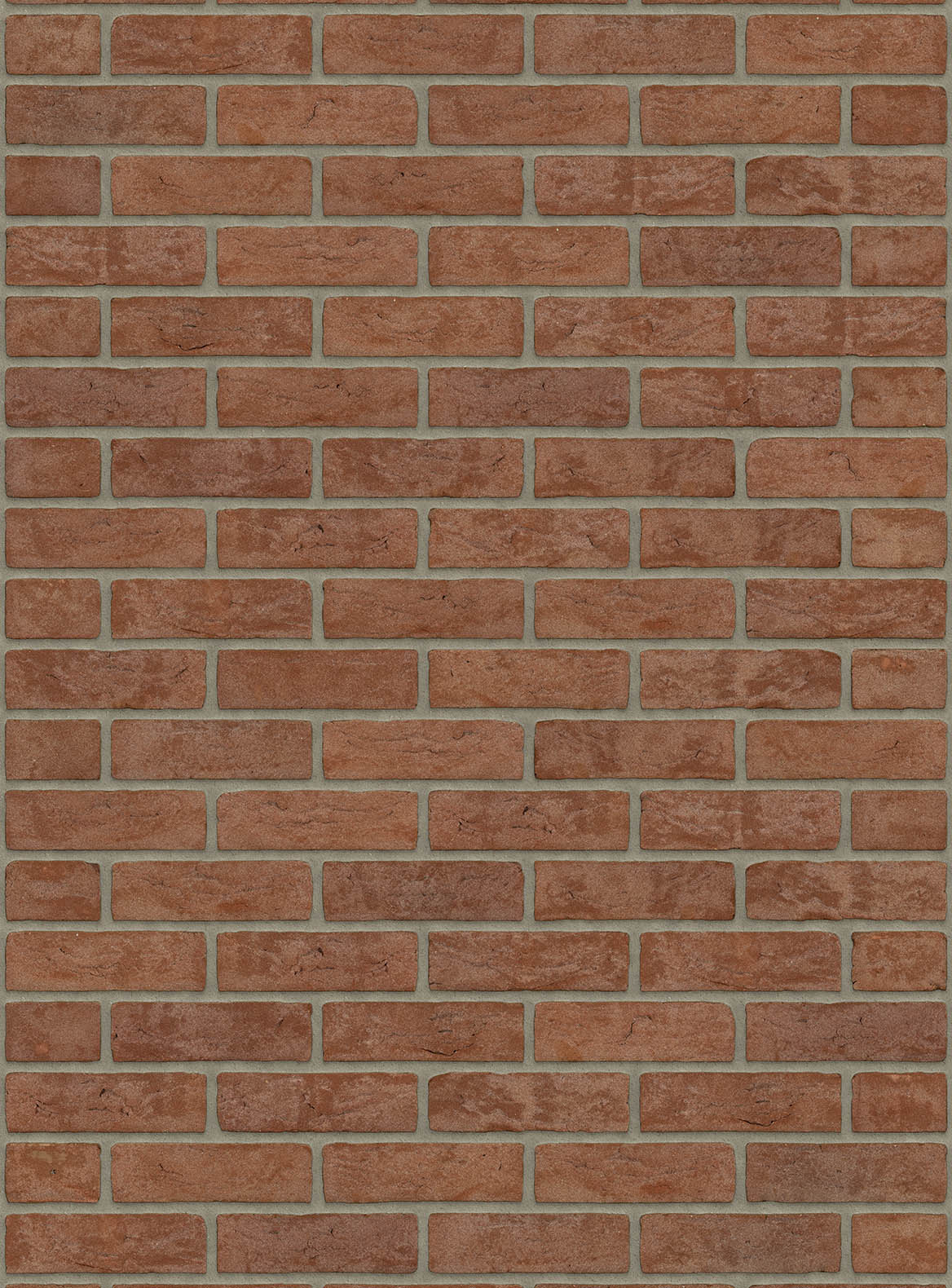 Rouge sable fin MM EF | Rouge | Moulée main Brique - de Rijswaard